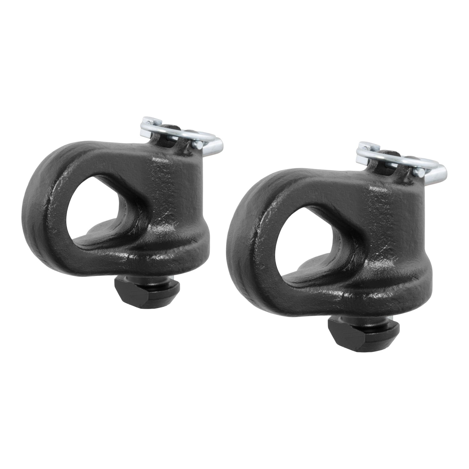 CURT 60608 OEM Puck System Gooseneck Safety Chain Anchors, Select Ford ...