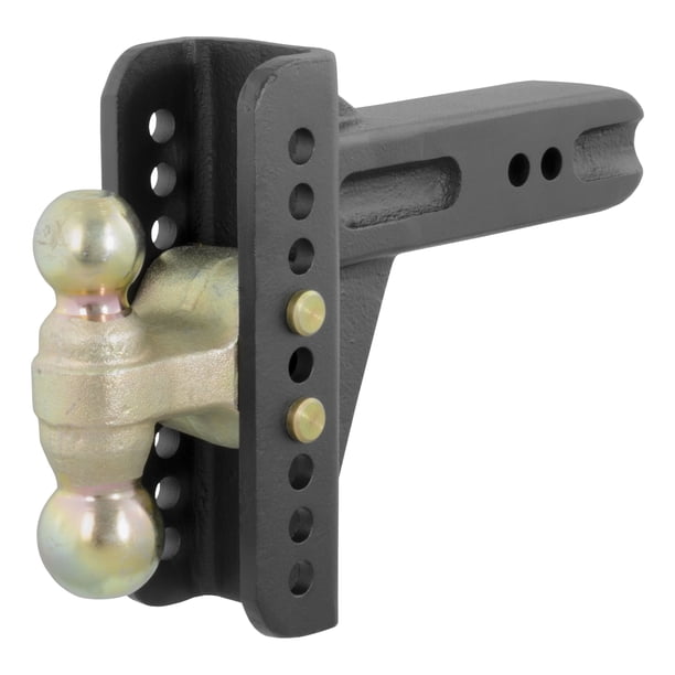 CURT Adjustable Channel Mount - Offers two ball sizes, two shank ...