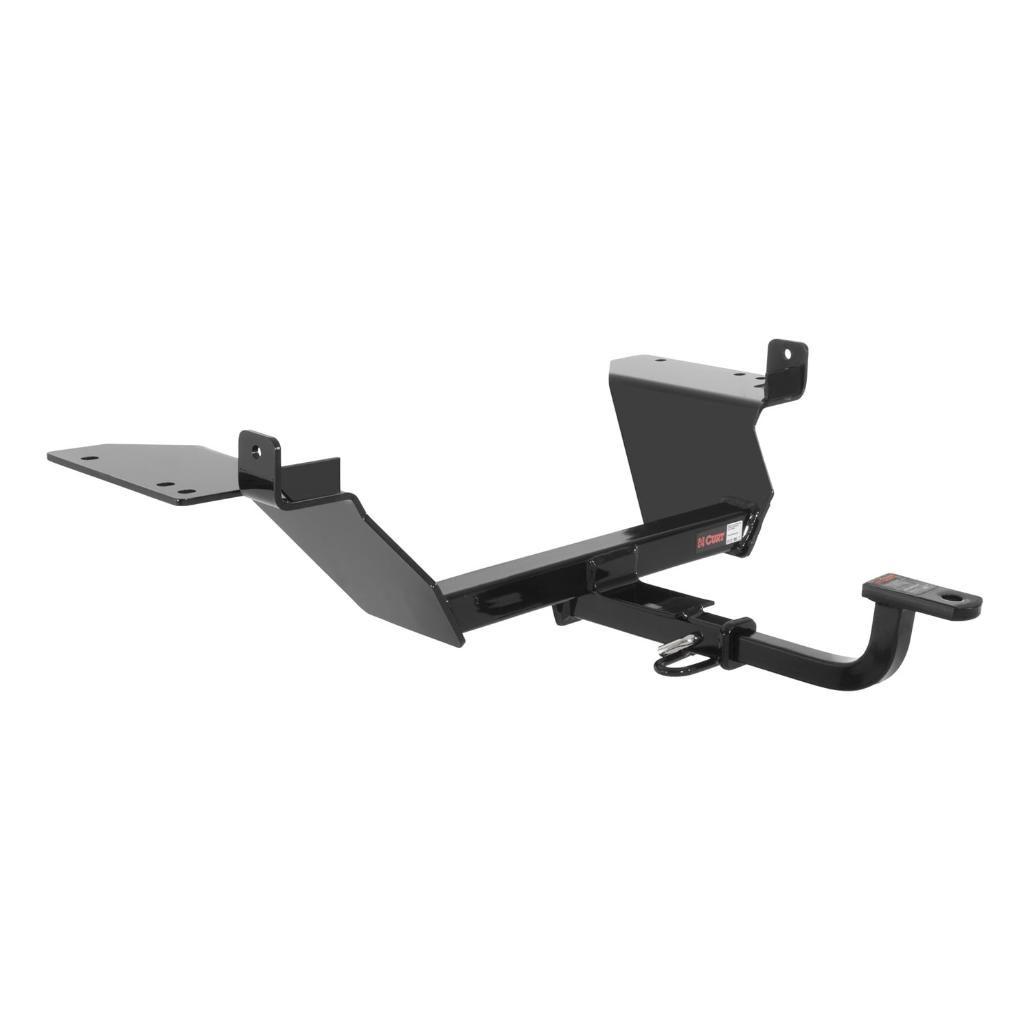 CURT 122253 Class 2 Trailer Hitch with Ball Mount, 1-1/4-Inch Receiver ...