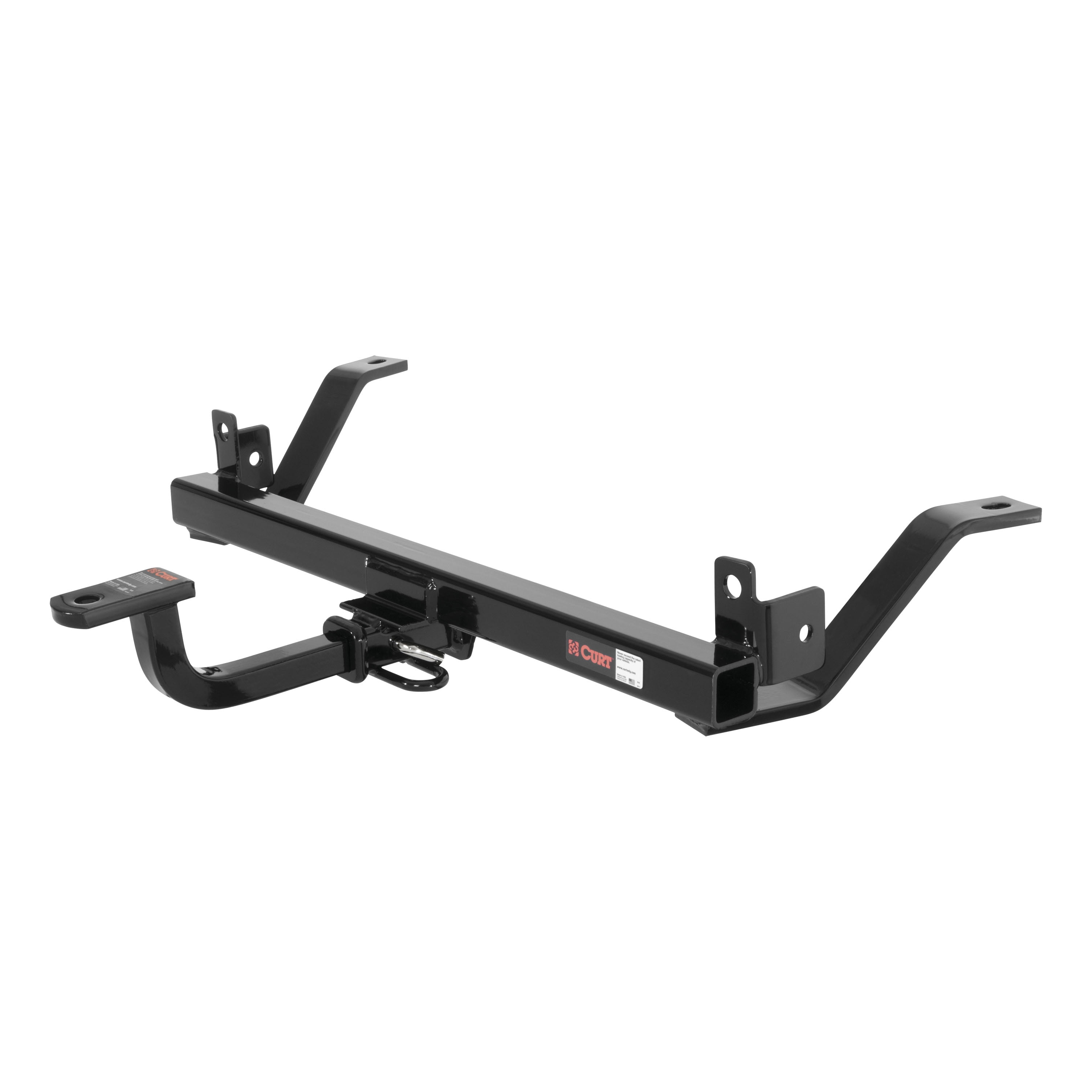 CURT 120533 Class 2 Trailer Hitch with Ball Mount, 1-1/4-Inch Receiver ...