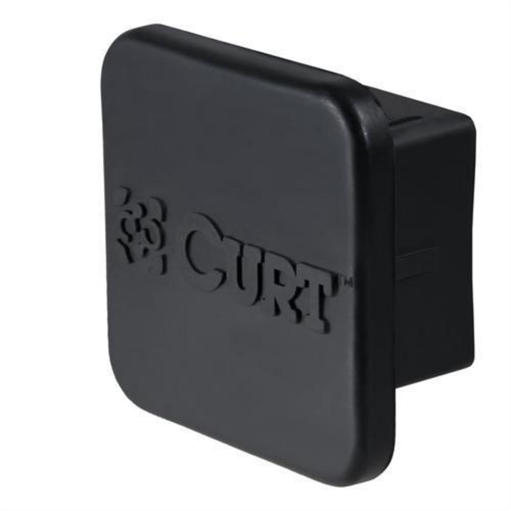 CURT Rubber Receiver Tube Cover Hitch Cover for Automotive, 2 in, Black ...