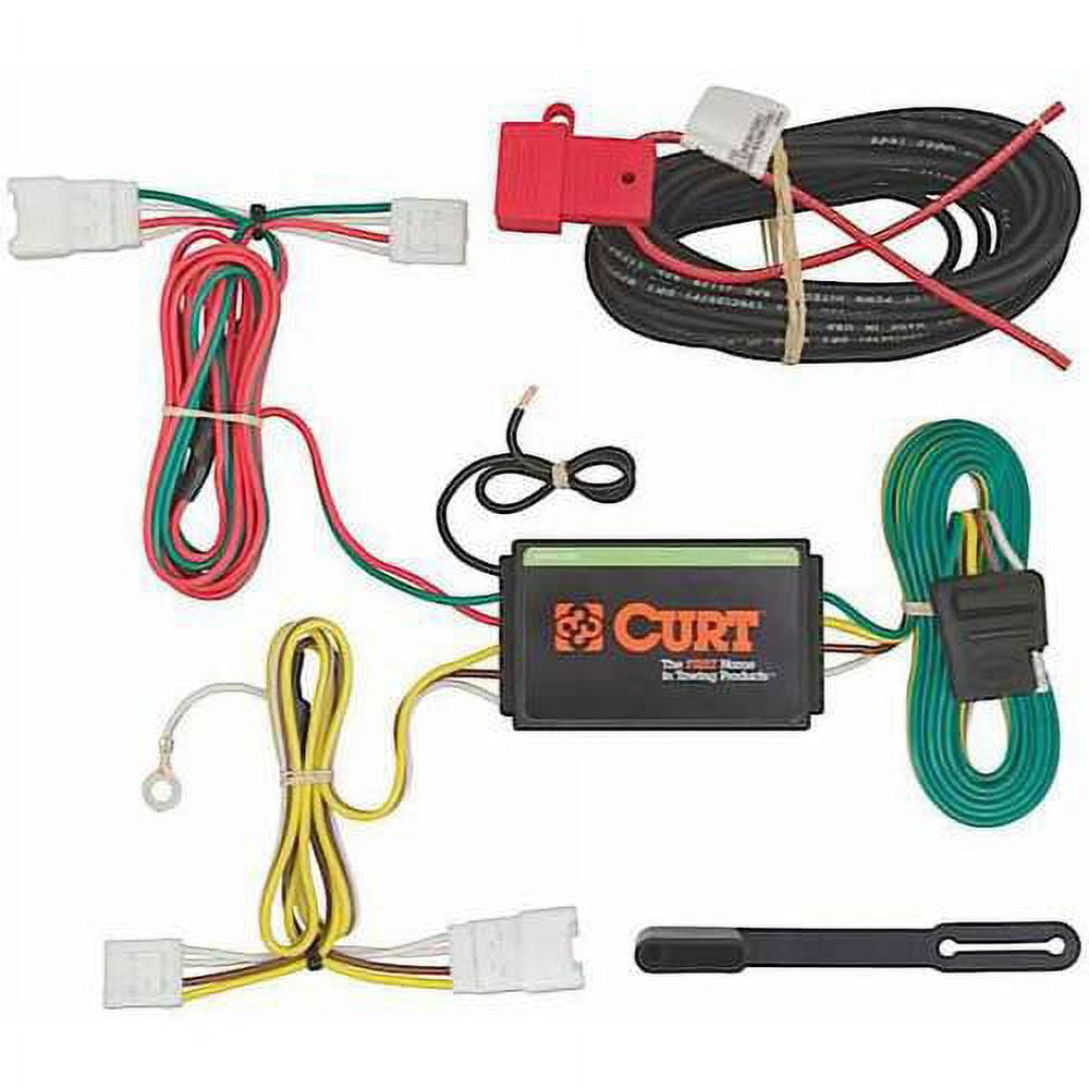 CURT T-Connector, 3 wire system, powered converter included Fits select ...