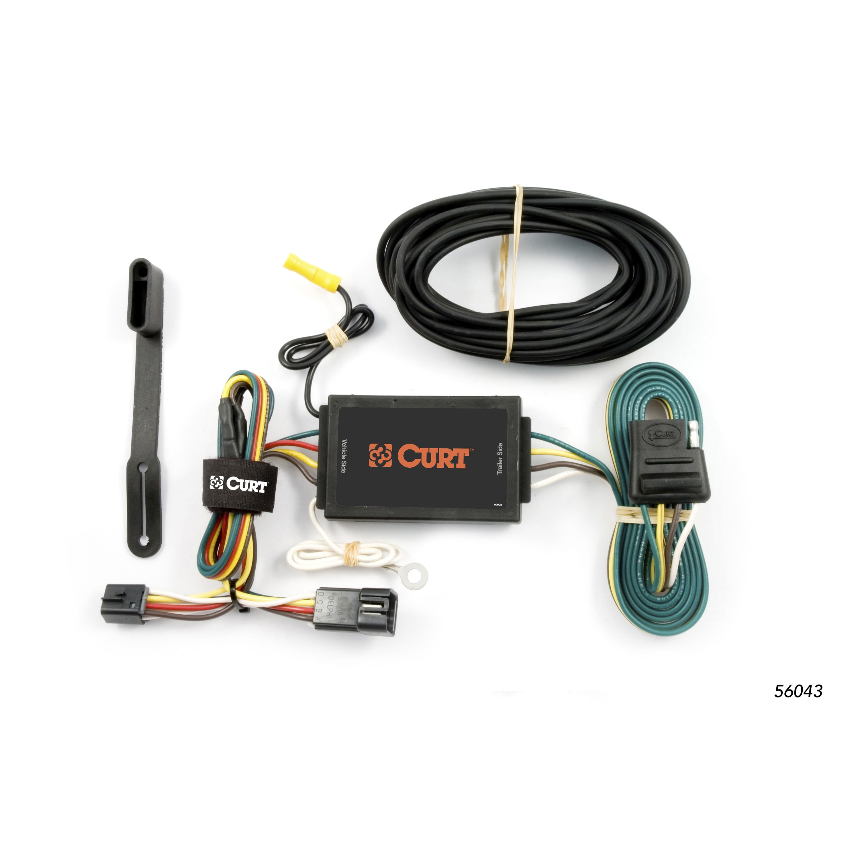 CURT T-Connector, 3 wire system, powered converter included - Walmart.com