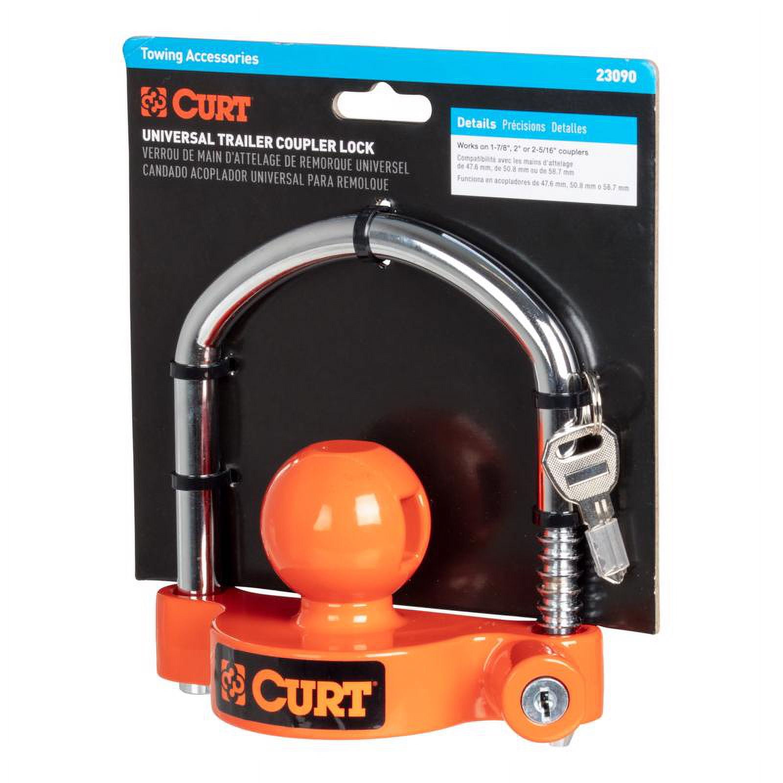 CURT Universal Trailer Coupler Lock - Walmart.com