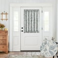 CURTAINKING French Door Curtains Panel Farmhouse Linen Rod Pocket ...