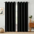 CURTAINKING 90 inch Blackout Curtains, Thermal Insulated, Grommet Top ...
