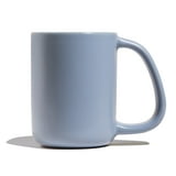 CURVD 12 oz Coffee Mug, Matte Light Blue, Dishwasher/Microwave Safe ...