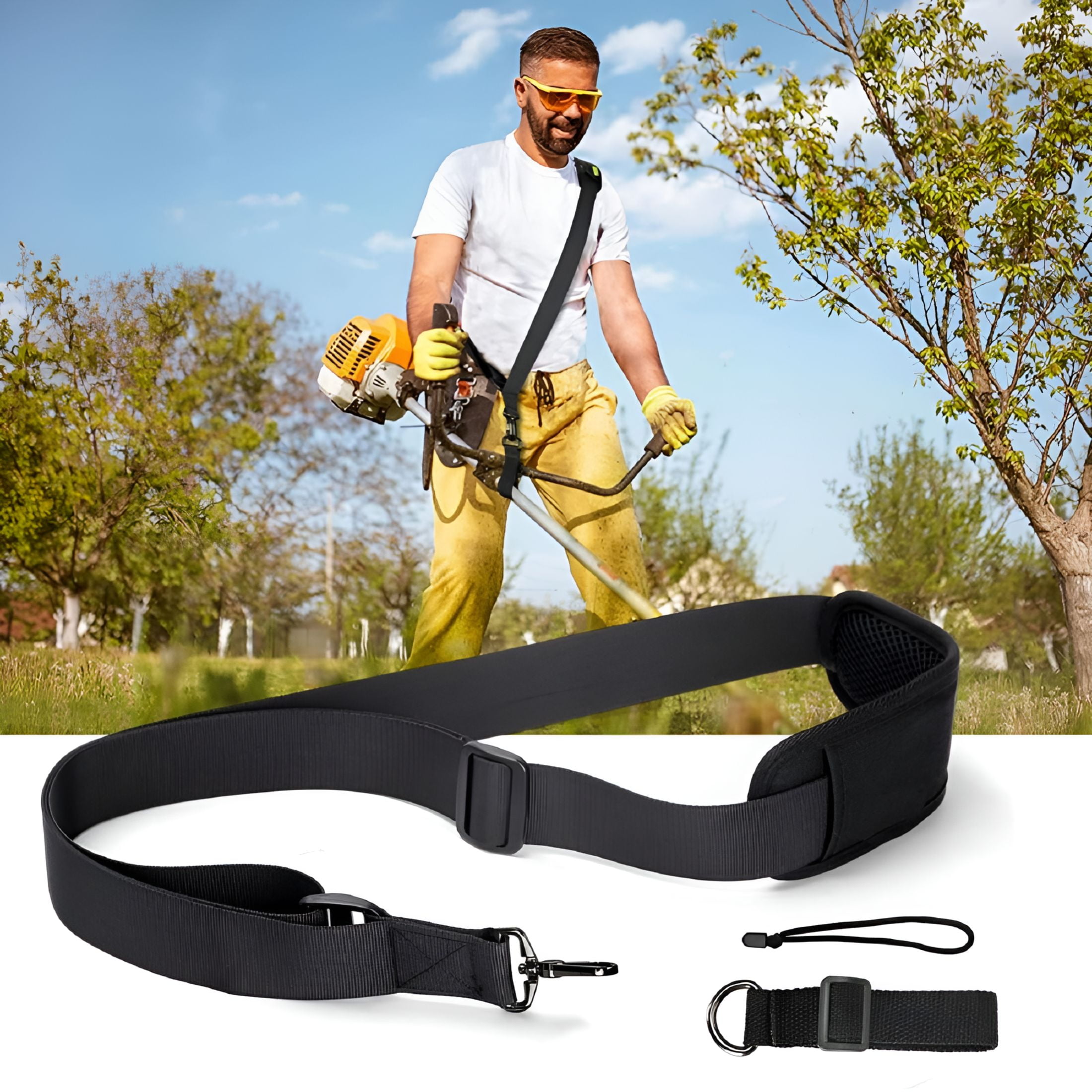 CURYMAY 2026 New 2Pcs Shoulder Trimmer Strap for String Trimmer,Hedge ...