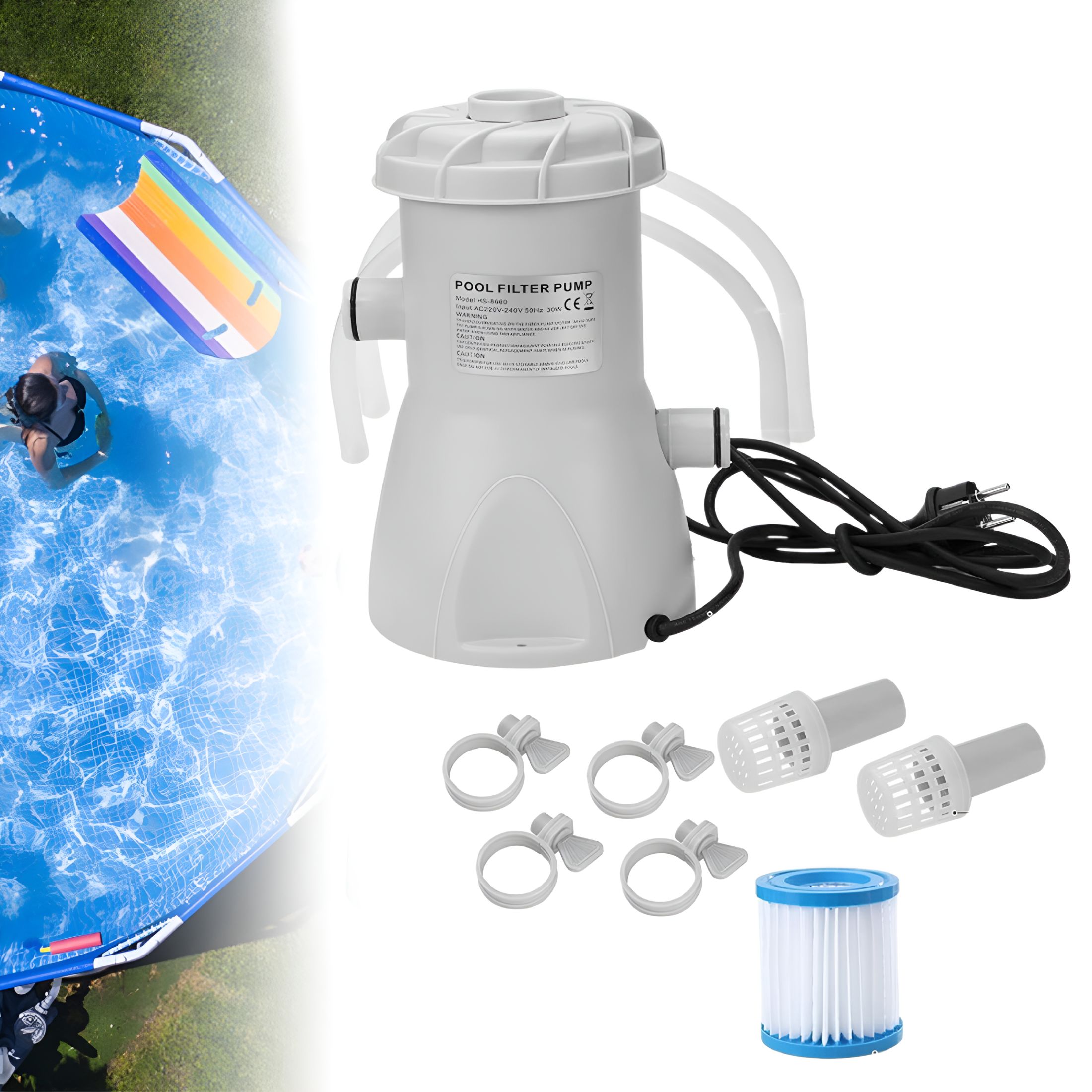 CURYMAY 2026 New Swimming Pool Pump Electric Water Pump Us Plug 800 ...