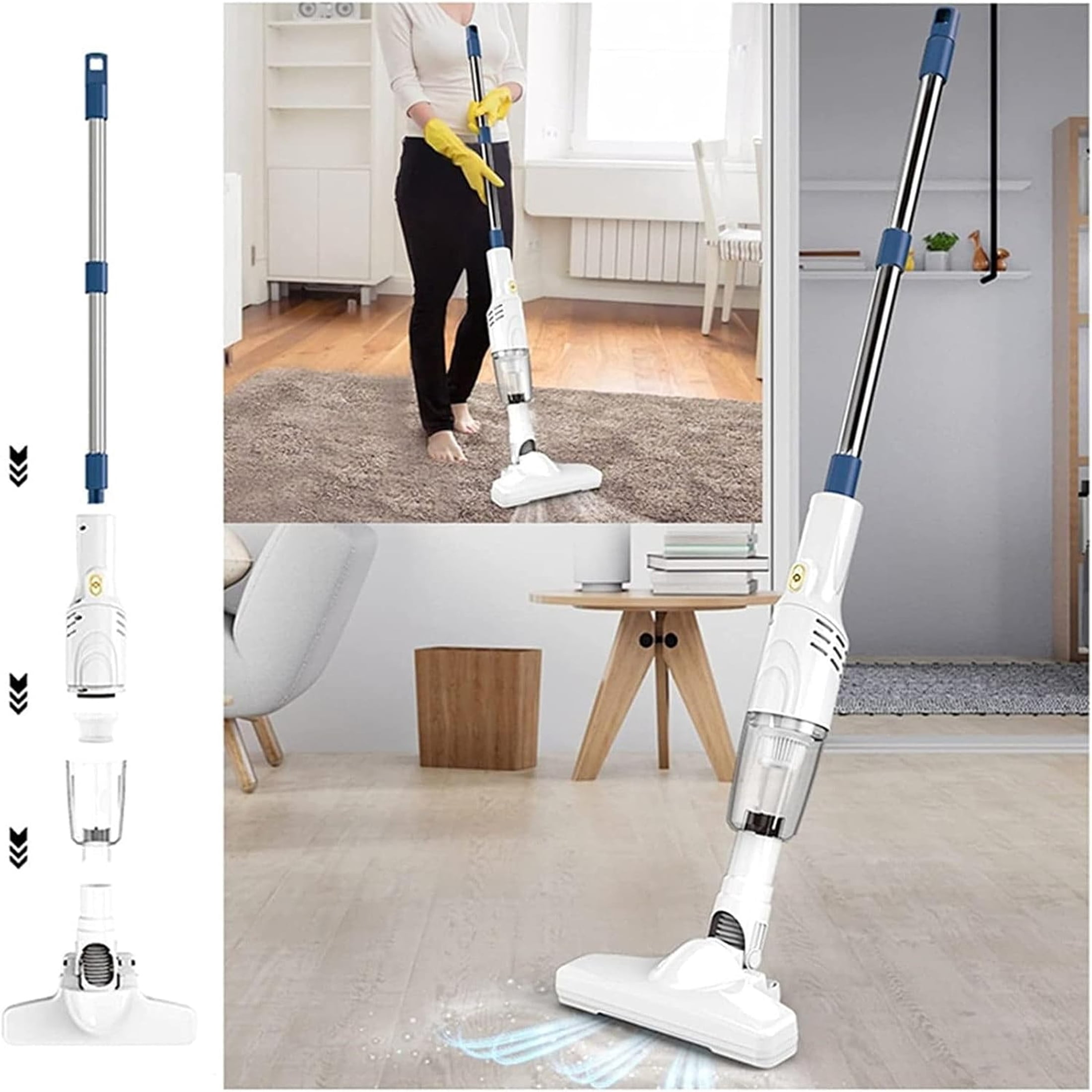 CURYMAY 2026 New Wet Dry Vacuum Cordless Lightweight Floor Cleaner and ...