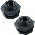 CURYMAY 2pcs NPT1 PVC Bulkhead Fitting,1 Inch Plastic Water Tank ...