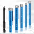 CURYMAY 6 Pcs Diamond Drill Bits Set for Porcelain,Ceramic,Glass&Tile ...