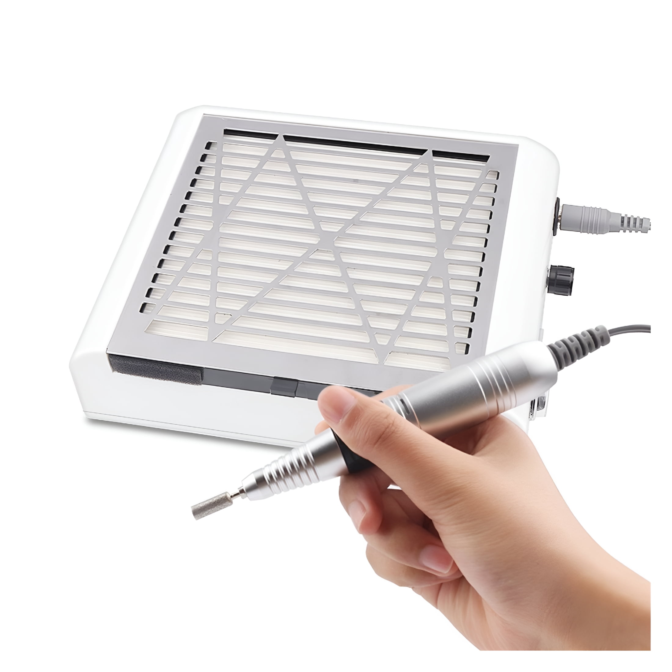 CURYMAY 60W Powerful Nail Dust Collector Manicure Machine Low Noisy ...