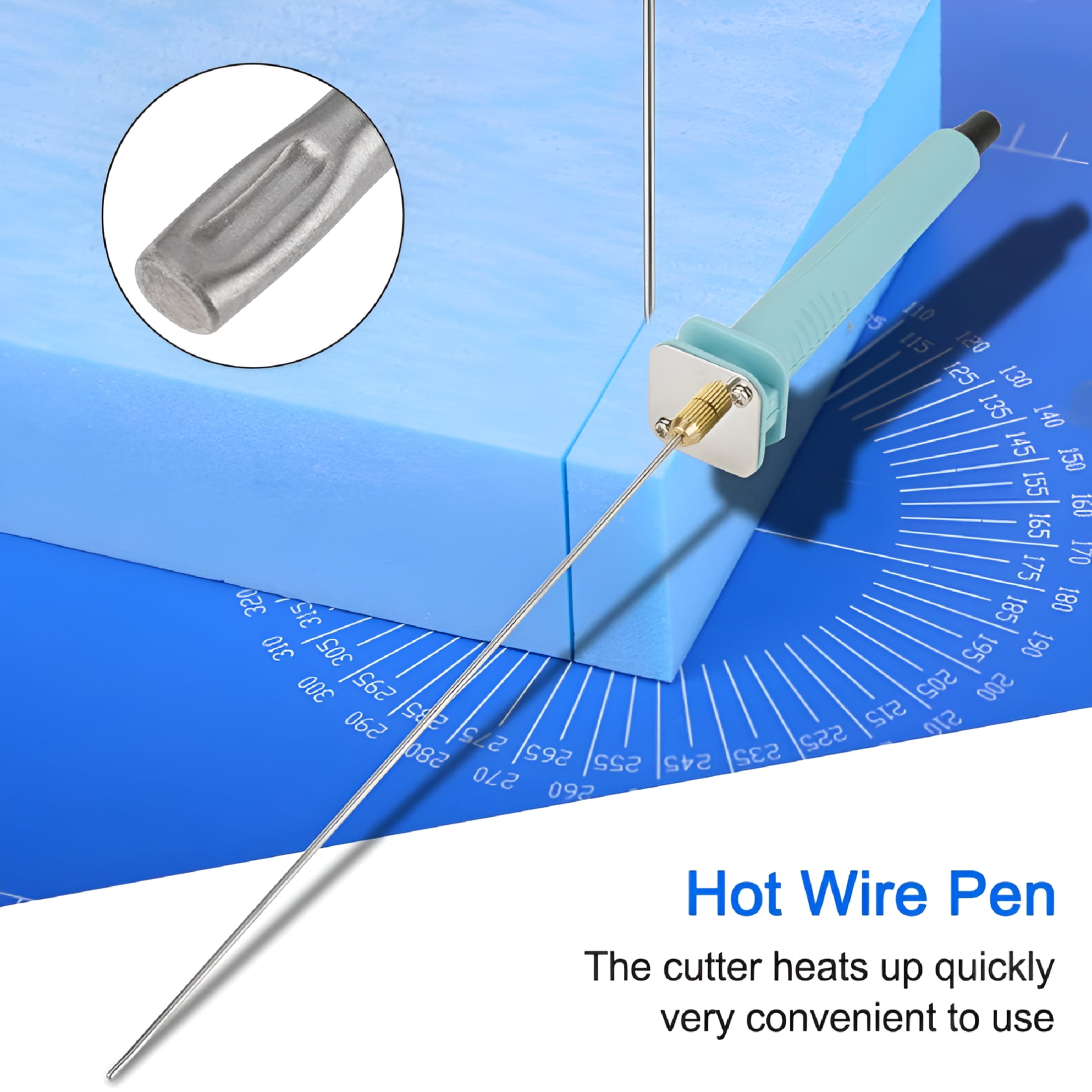 CURYMAY Electric Hot Wire Wax Foam Styrofoam Cutter Machine Hand Held ...