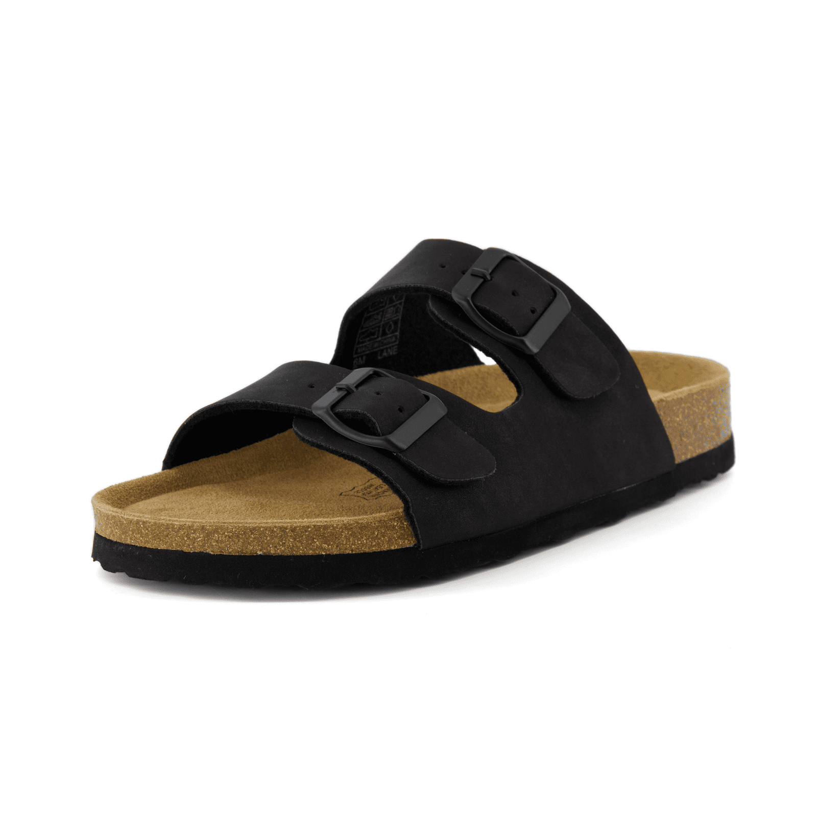 Cushionaire Women's Lane Cork Footbed Sandal – Comfortable Double ...