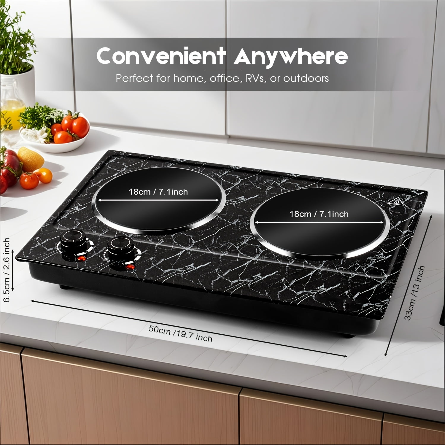 CUSI Portable MAX Electric Stove, Electric Hot Plates, Electric Burners ...