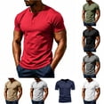 CUSTG Big & Tall Men Tshirts Summer Mesh Button Down Casual Stylish ...