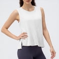 CUSTG Casual Blouses For Women Summer Solid Color Lightweight Yoga ...