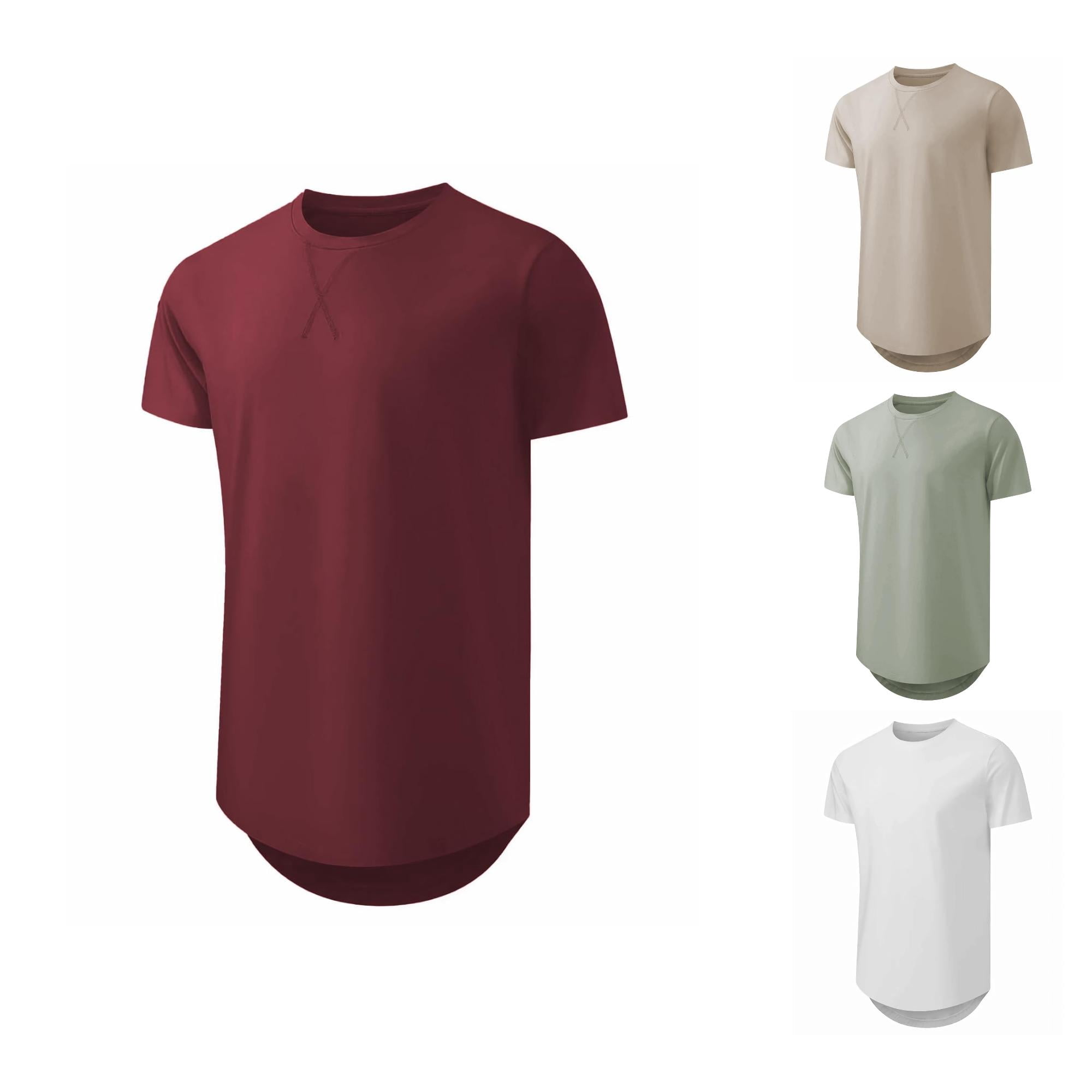 CUSTG Men Tshirts Short Sleeve T Shirts Casual Loose Fit Tee For Autumn ...