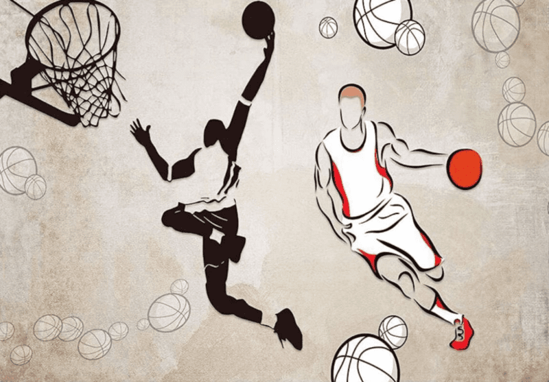CUSTOM Basketball Backdrop Slam Dunk Sports Birthday Decor Club All ...