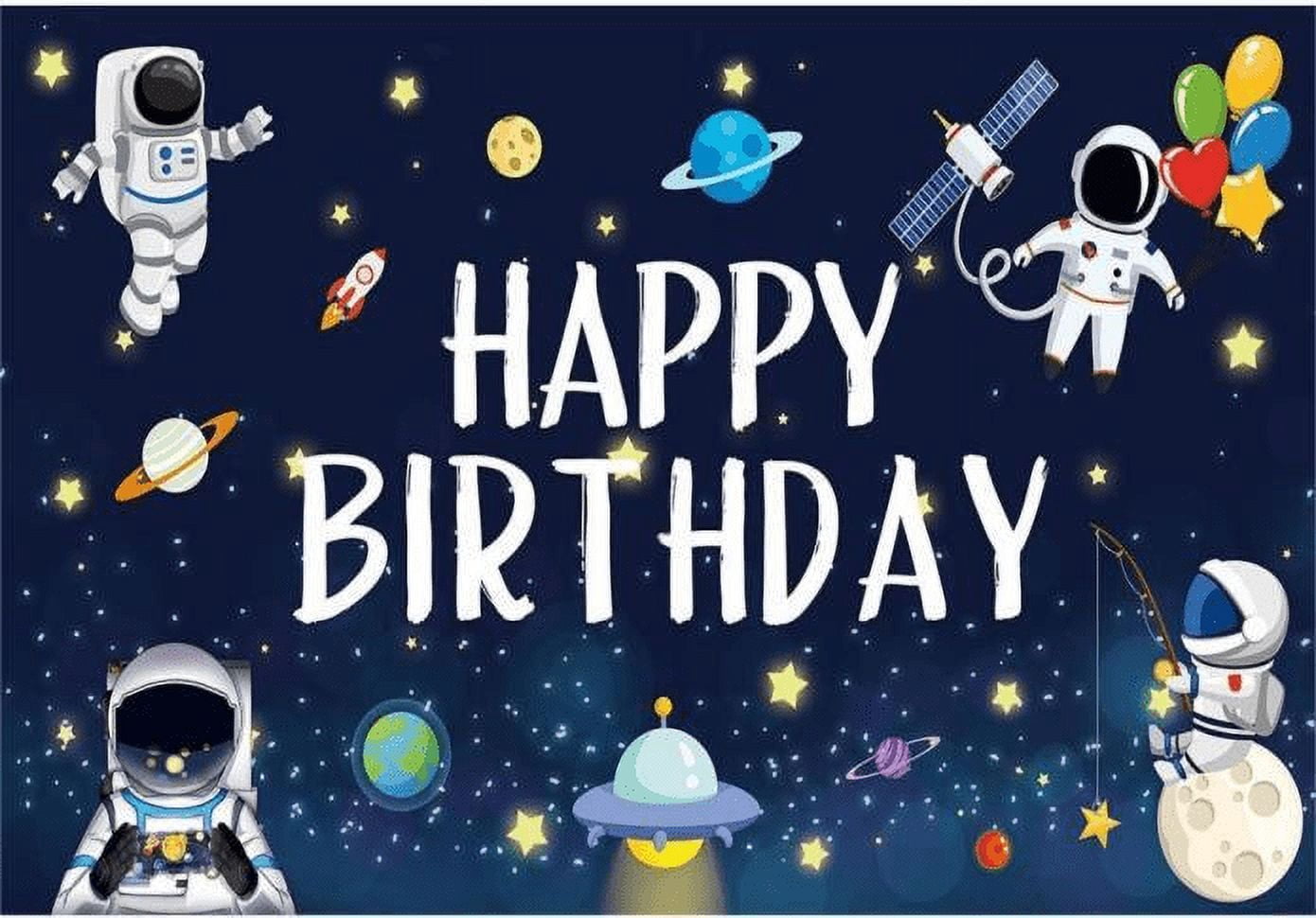 CUSTOM Outer Space Photography Backdrop Universe Star Galaxy Birthday ...