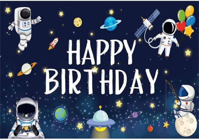 CUSTOM Outer Space Photography Backdrop Universe Star Galaxy Birthday ...