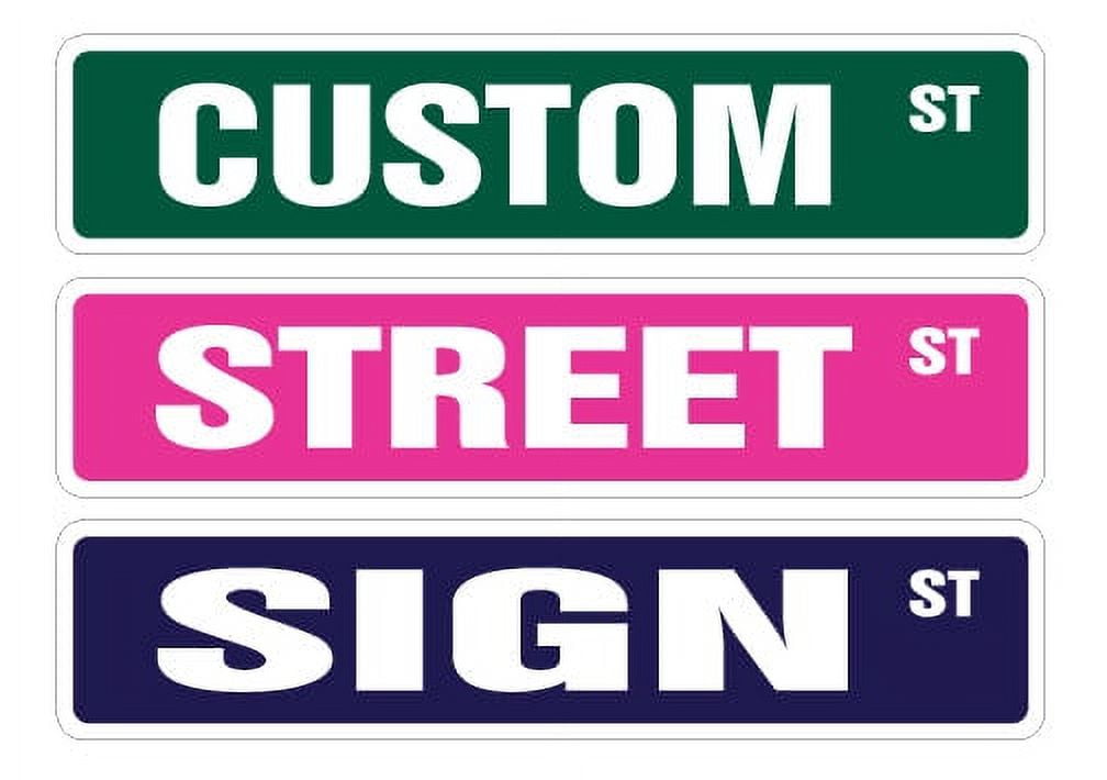 Personalized Custom Street Sign - Perfect Gift Idea for Kids, Boys ...