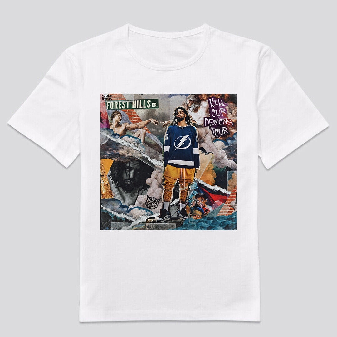 CUSTOM T SHIRT J COLE COLEWORLD KOD RAPPER MUSIC HIP HOP R&B VINTAGE ...