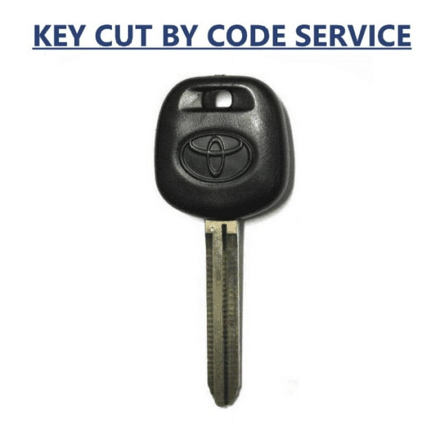 CUT BY CODE SERVICE + NEW TOYOTA UNCUT TRANSPONDER 4D CHIP CAR IGNITION ...