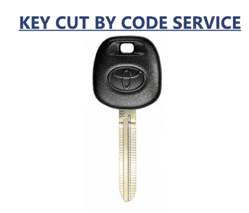 CUT BY CODE SERVICE + Toyota TOY44H ( H Chip) Transponder Chip Key 2014 ...