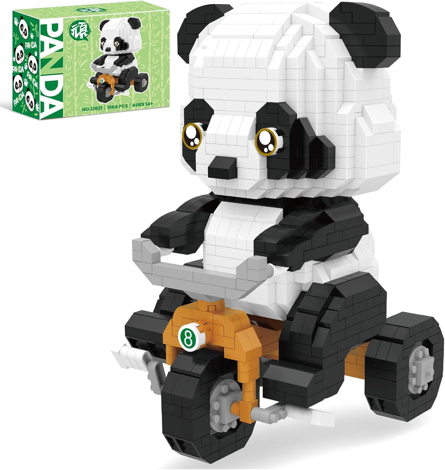 CUTEHELPER Cute Panda Mini Building Blocks Sets for Goodie Bags, Not ...