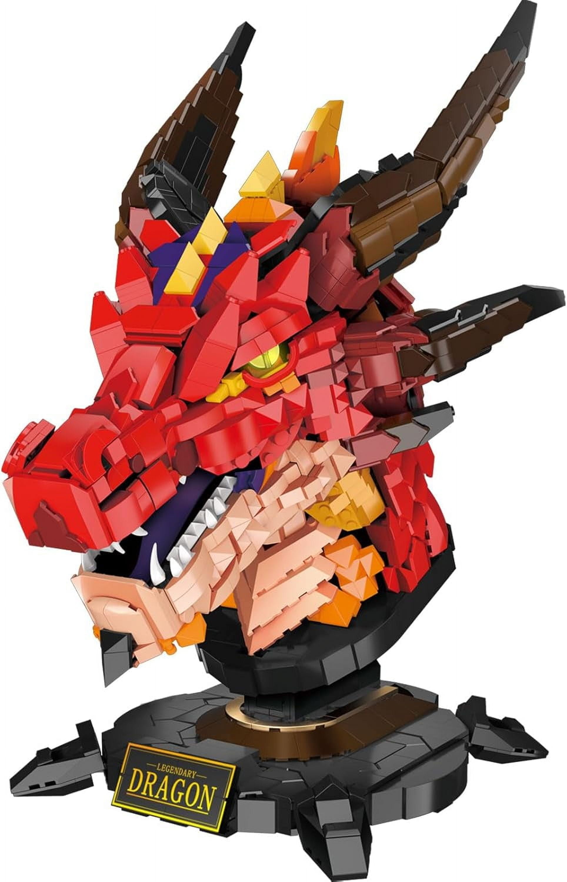 CUTEHELPER Dragon Model Building Blocks Set for Adults Boys Girls (2713 ...