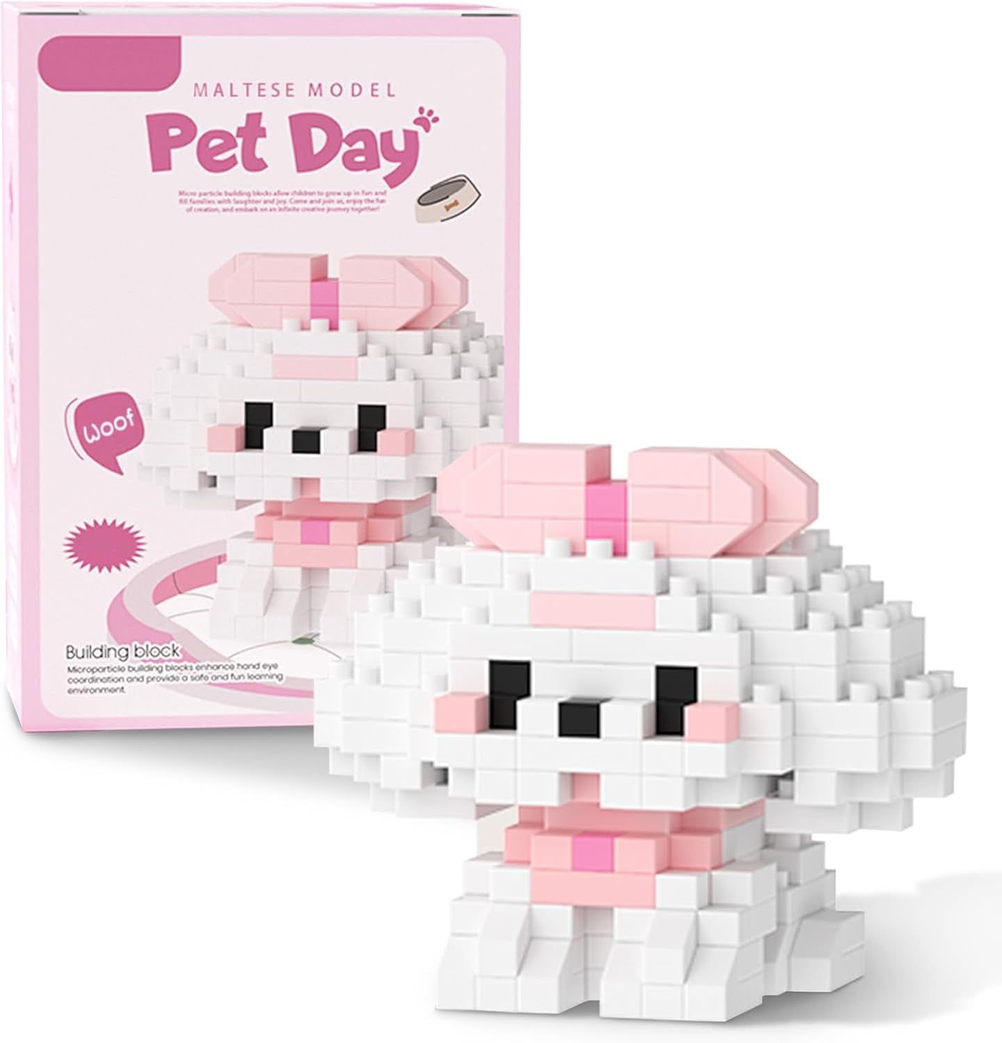 CUTEHELPER Micro Mini Building Blocks Dog Series Brick Building Kit ...