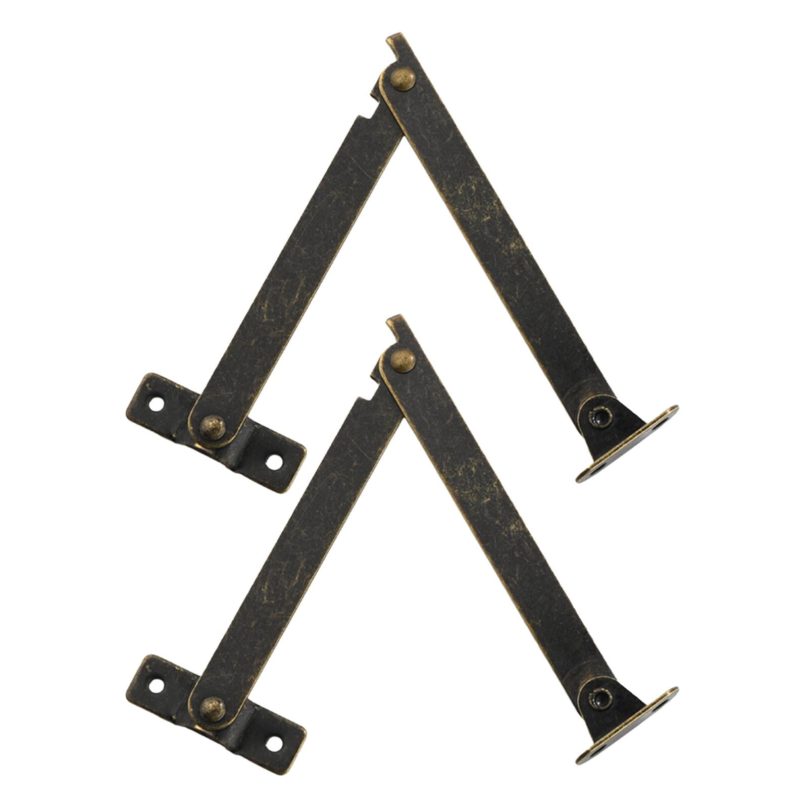 CUTICATE 1 Pair Lid Support Hinges for Wooden Box Metal Heavy Duty ...