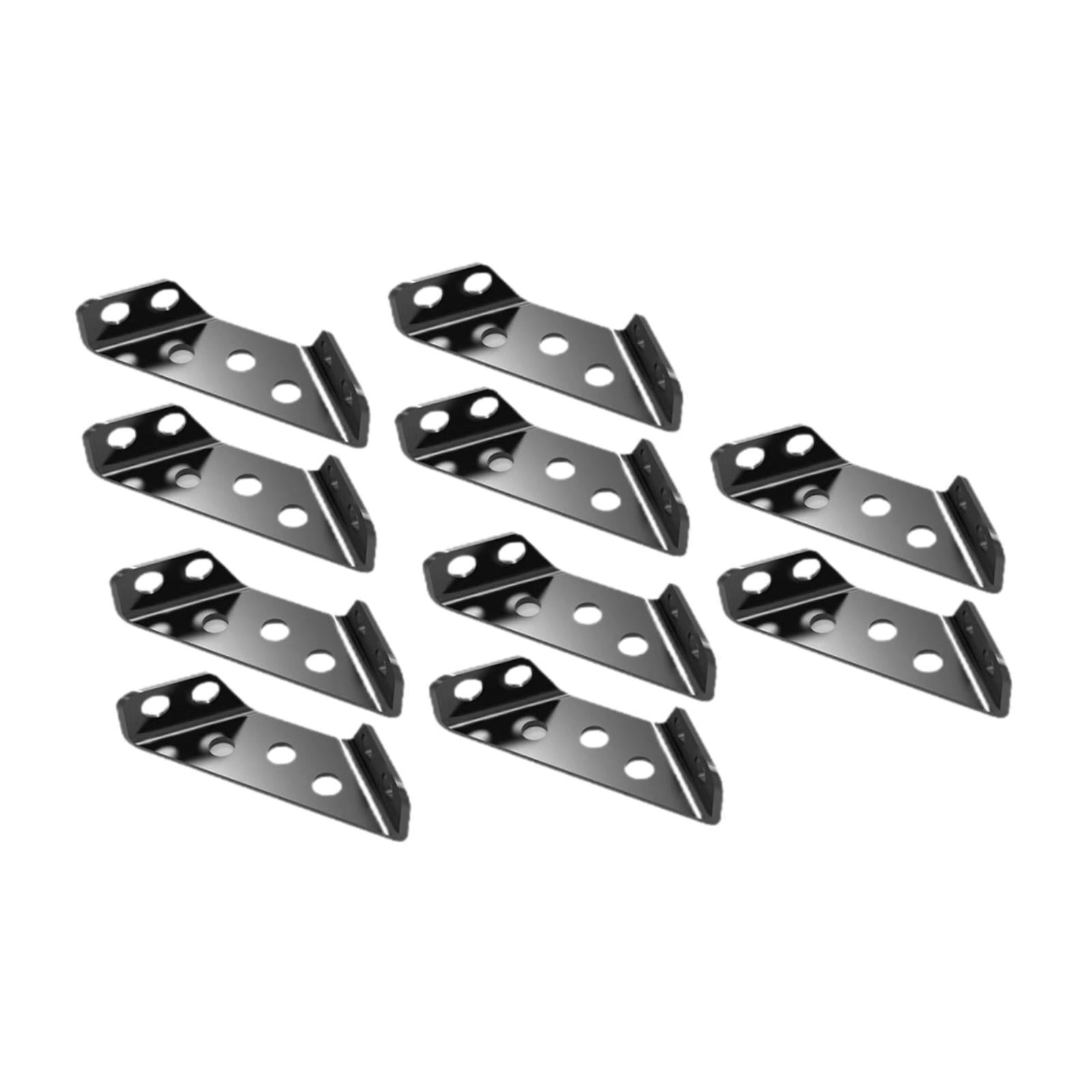 CUTICATE 10 Pieces Triangle Corner Brace Angle Fasten Connector Support ...