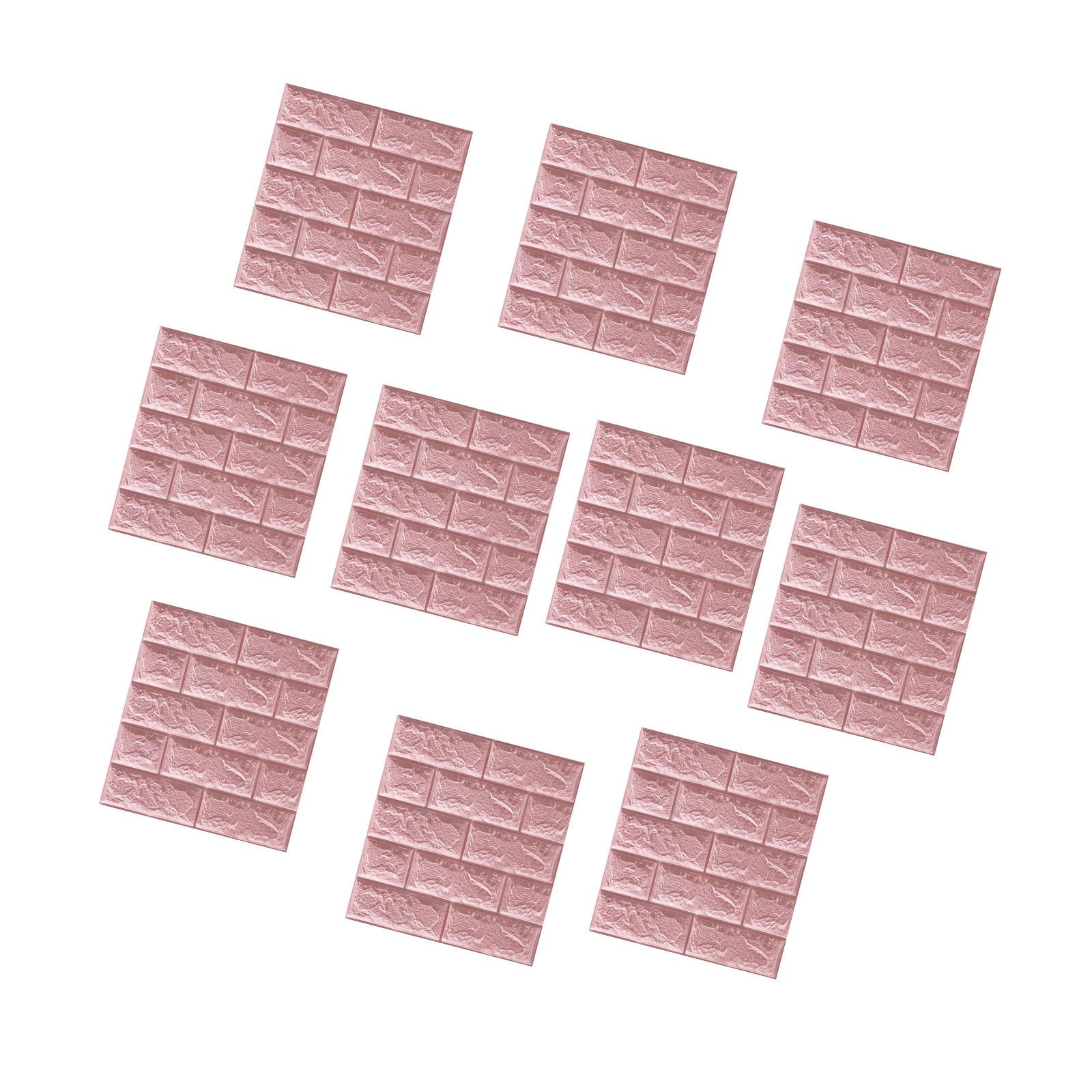 CUTICATE 10Pcs Foam Brick Wallpaper 3D Wall Panels Waterproof Faux ...