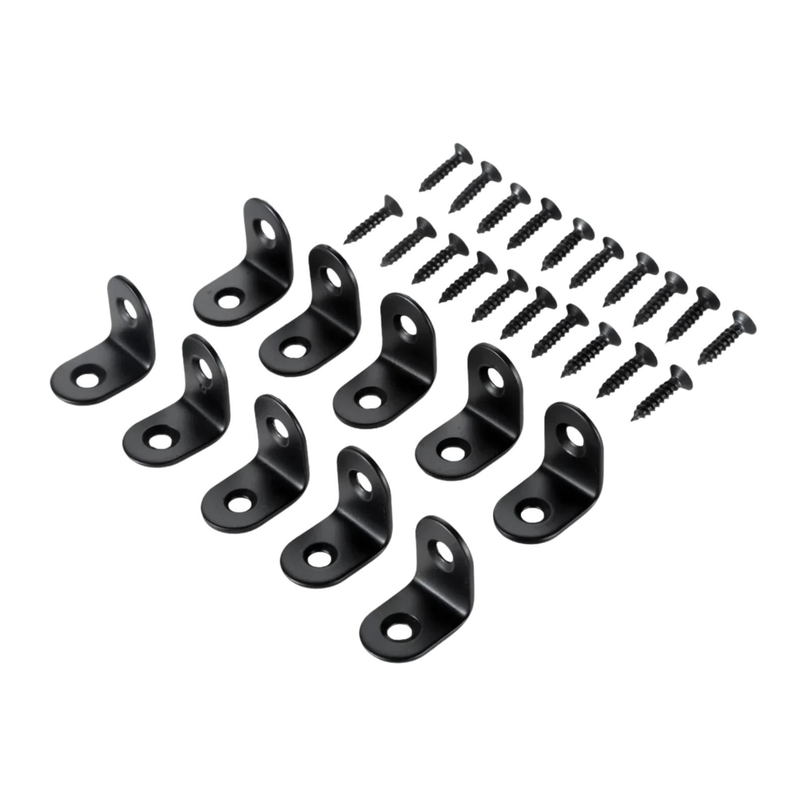 CUTICATE 10Pcs L Bracket Corner Brace Corner Fastener Multipurpose ...