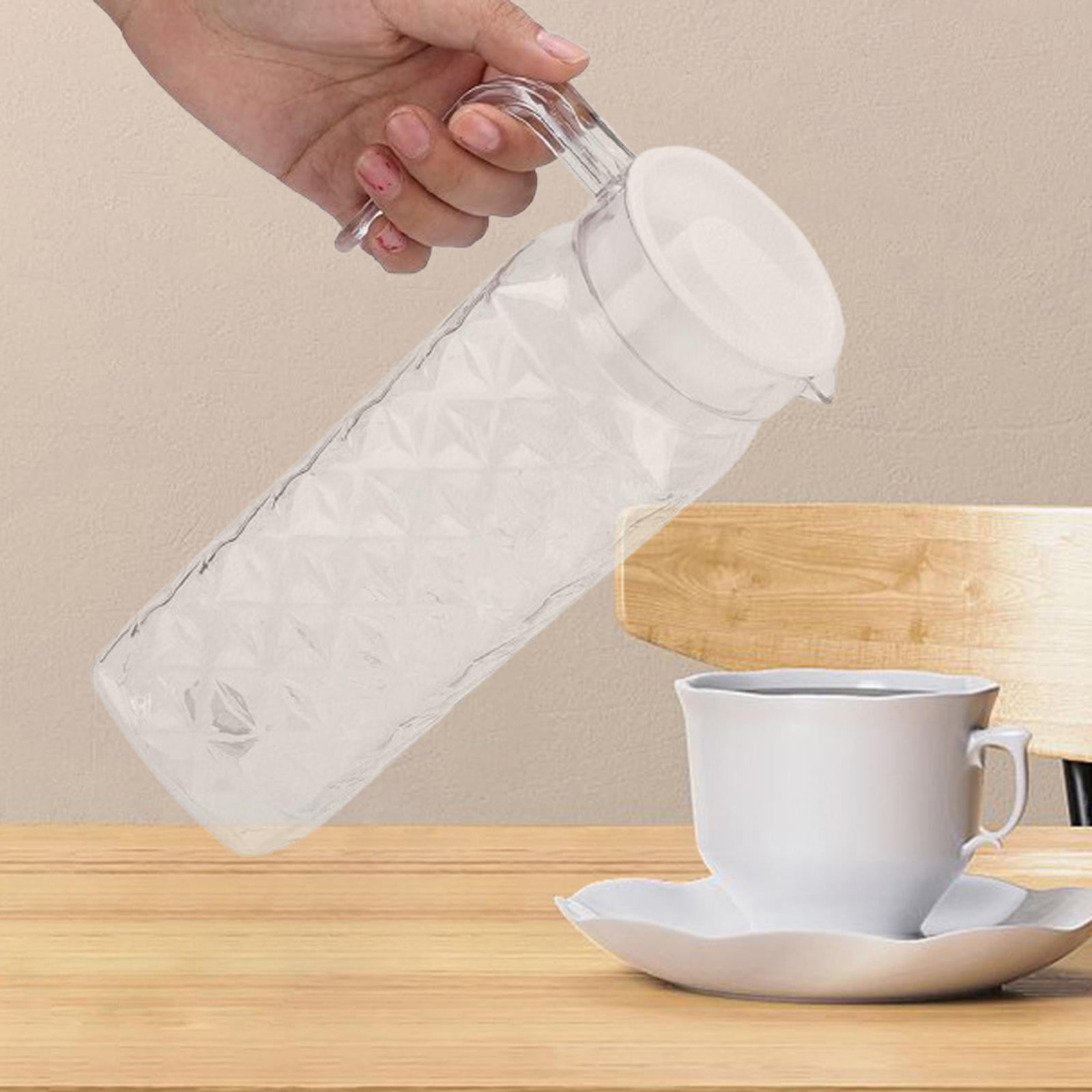 CUTICATE 1100ml Cold Water Pitcher Acrylic Sangria Pitcher Lemonade ...