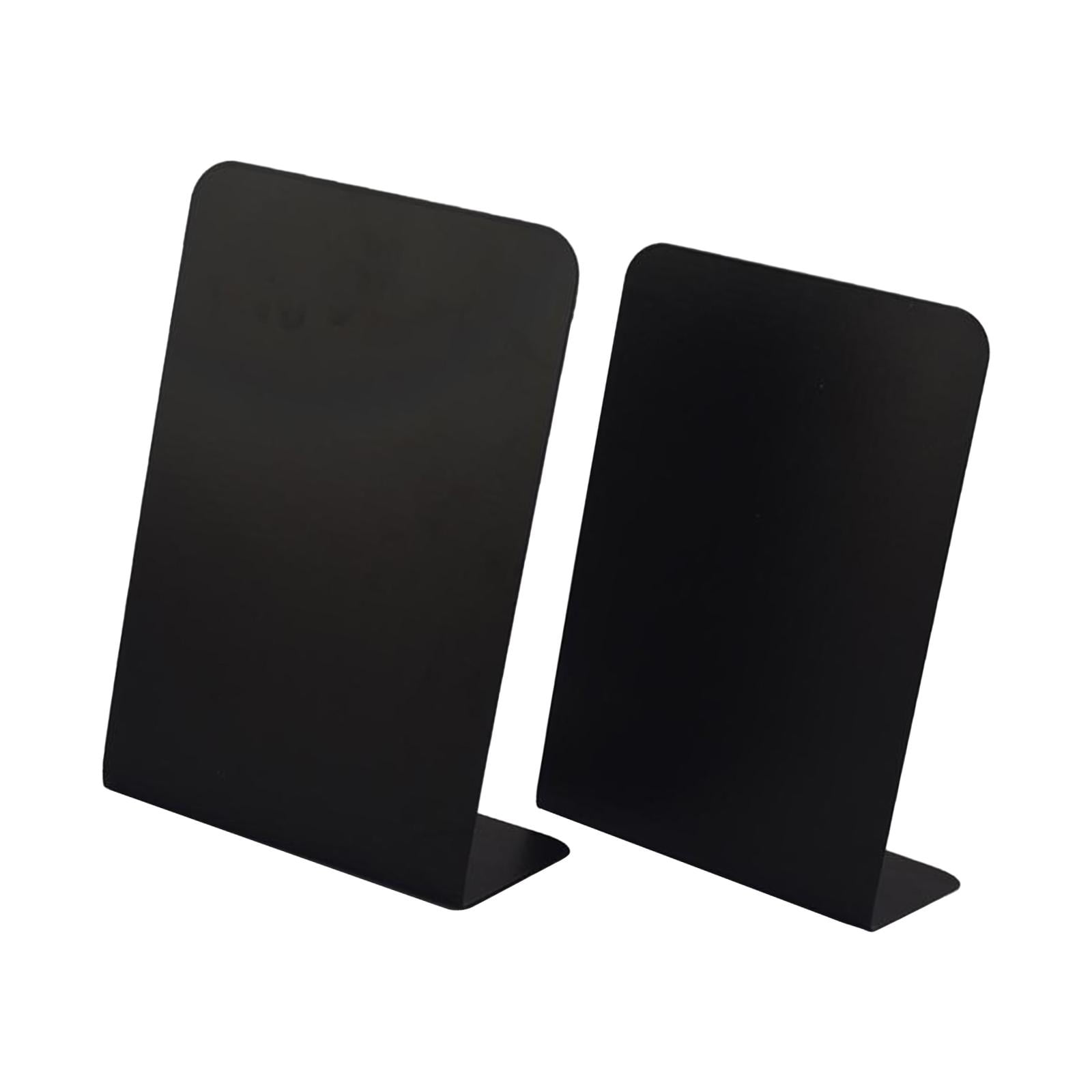 CUTICATE 2 Pieces Bookends Book Stoppers Heavy Duty Supports, Modern ...