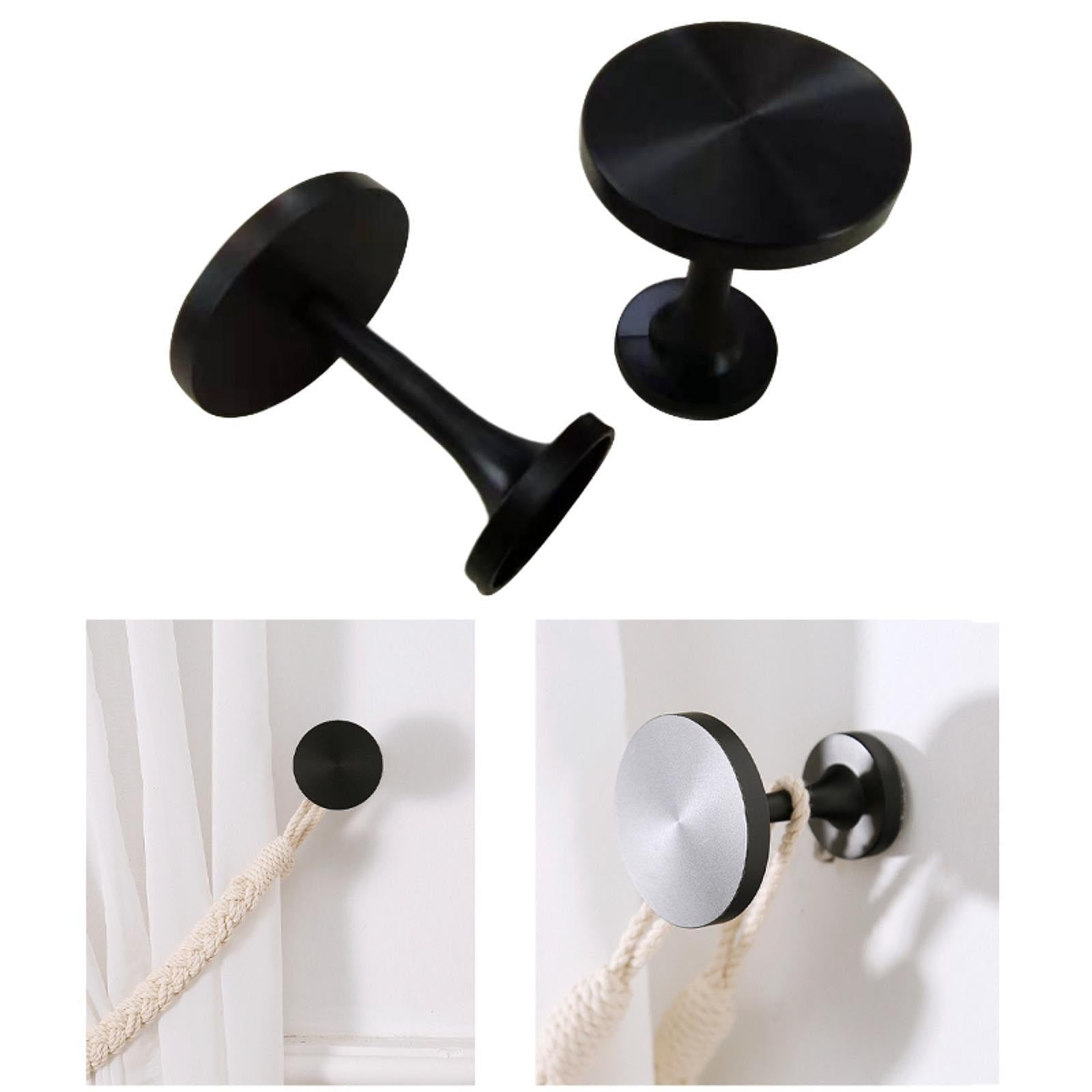 CUTICATE 2 Pieces Curtain Holdbacks Decorative Curtain Holders Wall ...