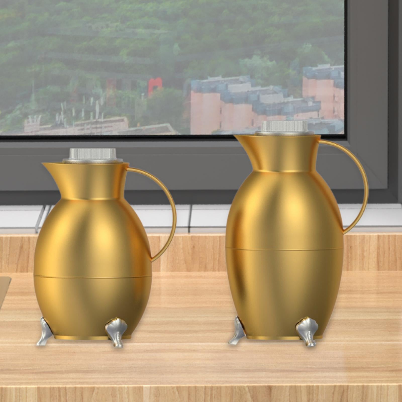 CUTICATE 2 Pieces Insulated Coffee Carafe Tea Pot Arab Hot Jug Tea ...