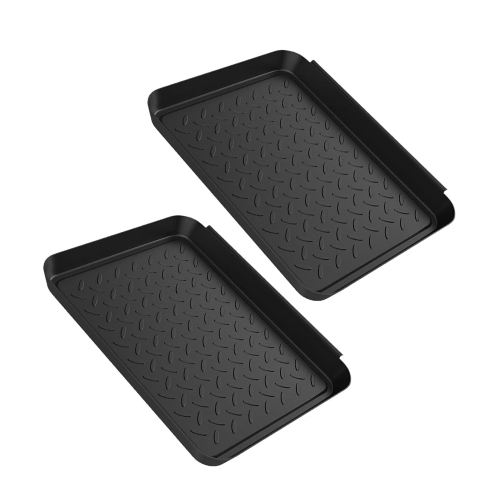 Cuticate 2x Boot Trays Floor Protection Entryway Potted Tray Garage ...