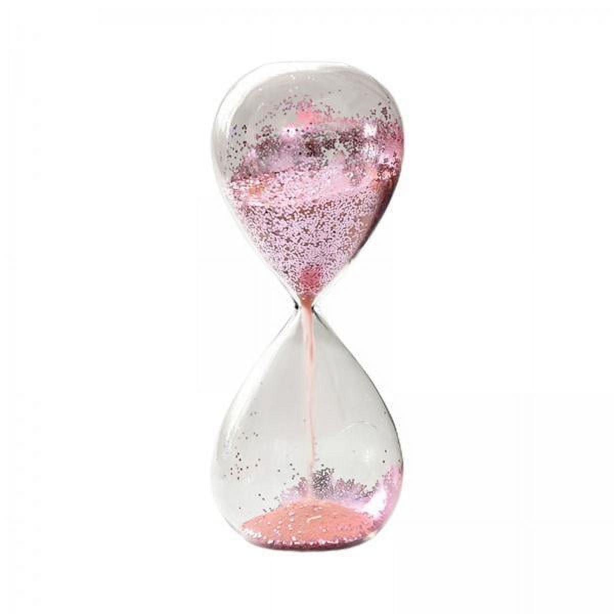 CUTICATE 2xGlitter Sand Glass Timer Hourglass Hour Glasses for Home ...