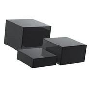 Plymor Clear Acrylic Display Riser with Tray Handles, 4" H x 18" W x 12 ...