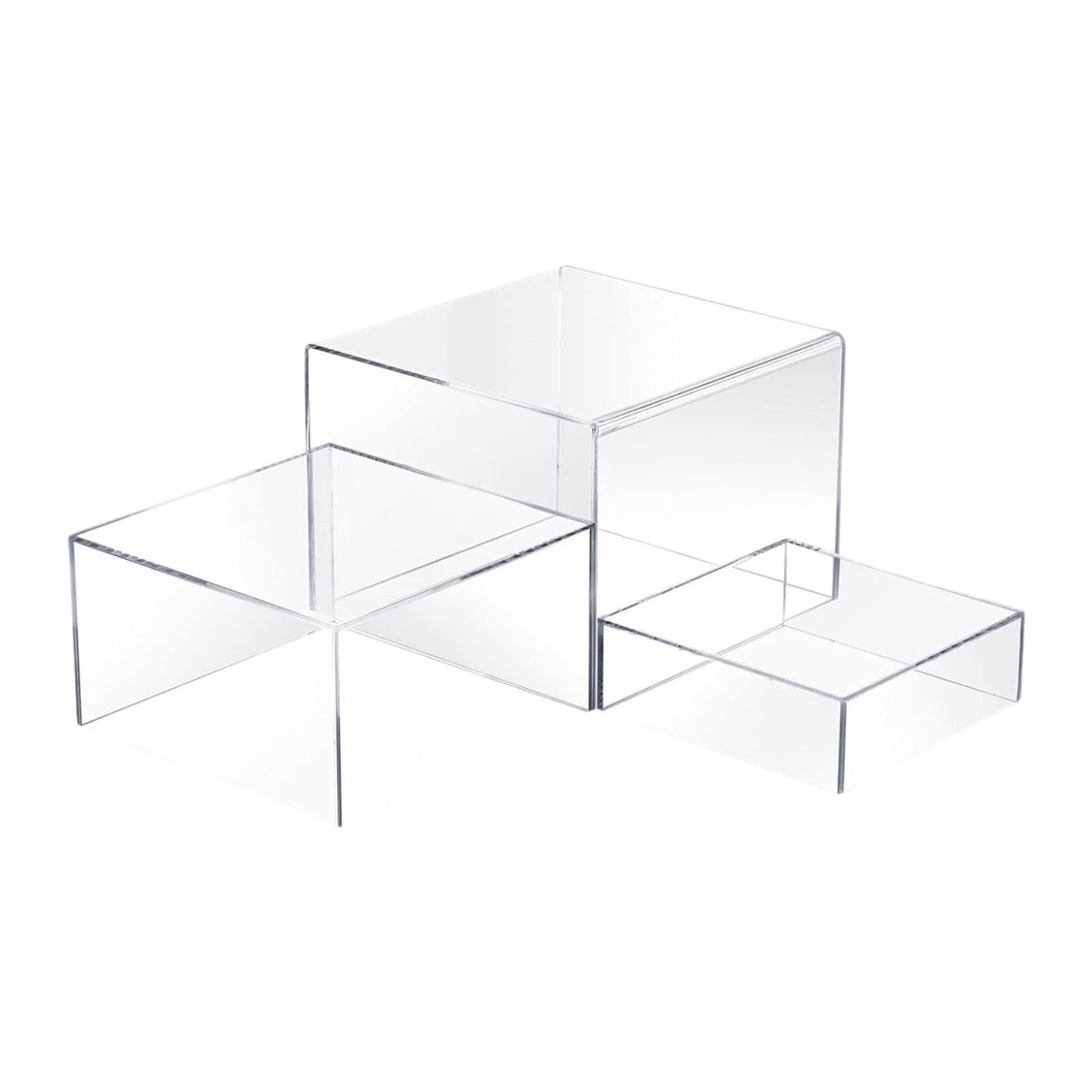 CUTICATE 3 Pieces Buffet Riser Cube Display Nesting Riser Catering Food Riser Food Display Stand ...