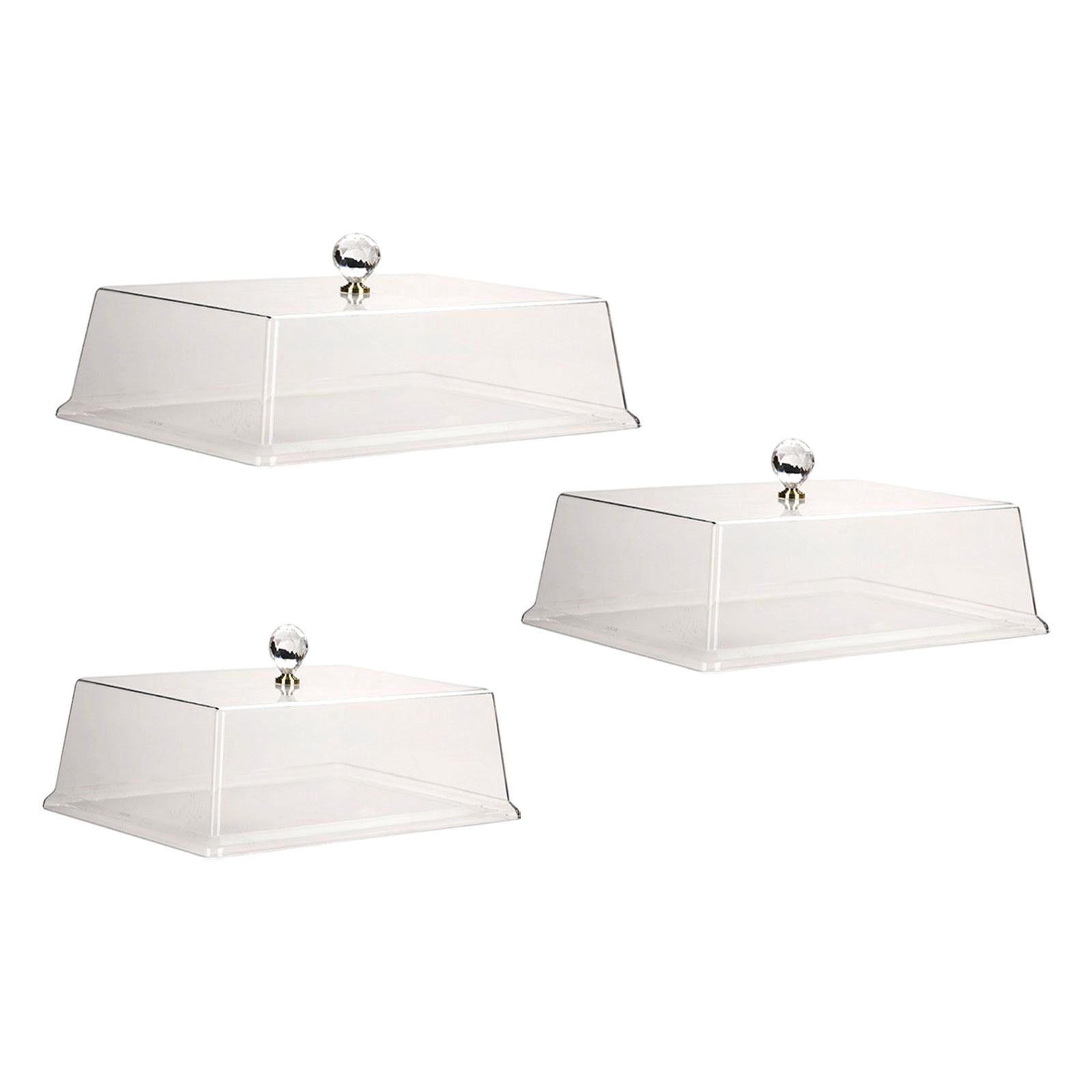 CUTICATE 3Pcs Cake s Dome Cover Decorative Serving Platter Cake Cover ...