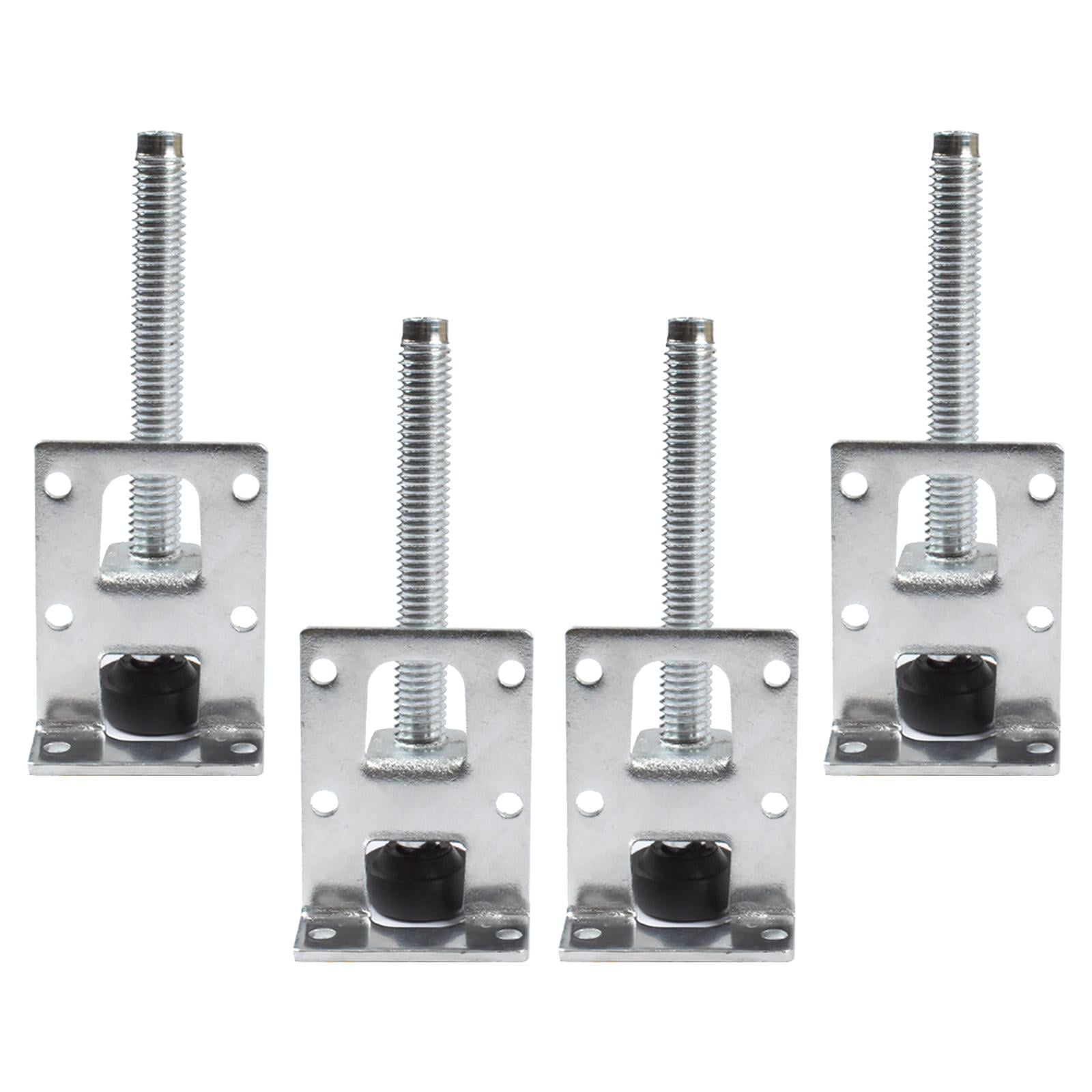 CUTICATE 4 Pieces L Shaped Furniture Leveler Legs M10 Thread ...