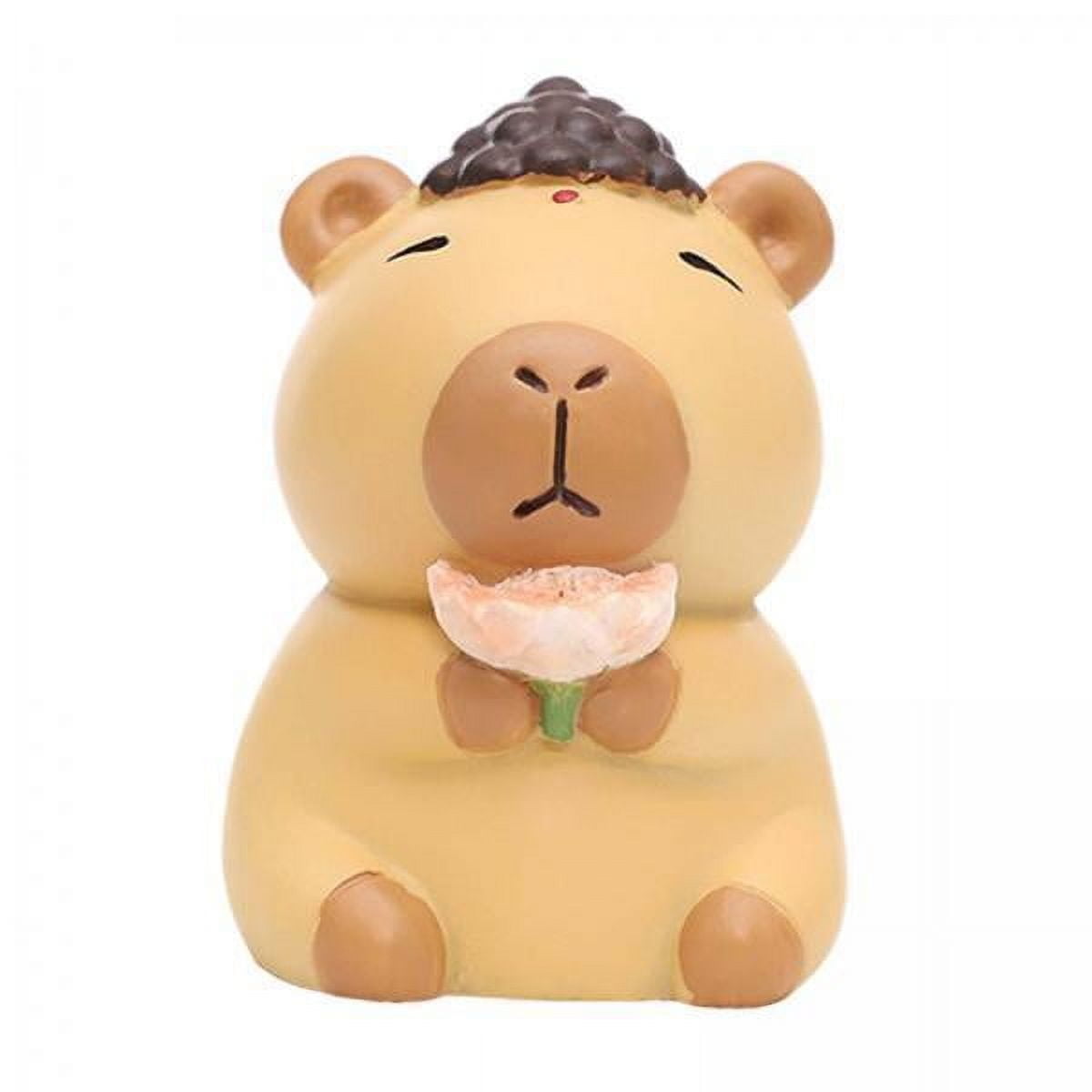CUTICATE 6x Mini Capybara Figure Capybara Sculpture Capybara Ornament ...