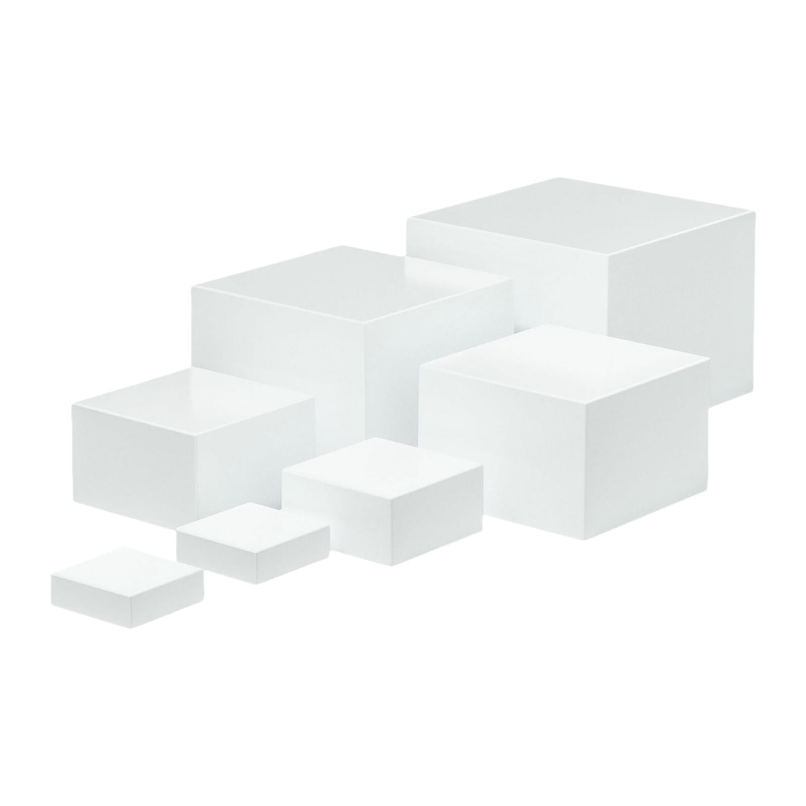 CUTICATE 7 Pieces Buffet Riser Acrylic Cube Display Nesting Food for ...