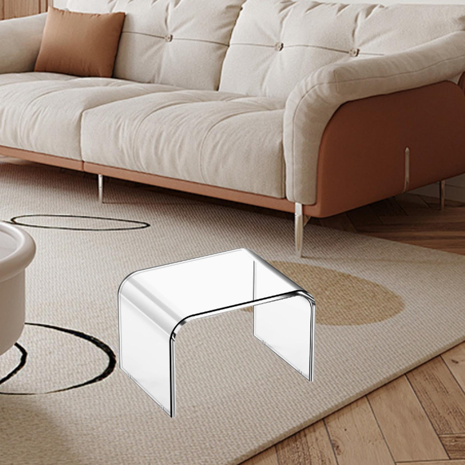 CUTICATE Acrylic Step Stool Small Stool Portable Household Antiskid ...